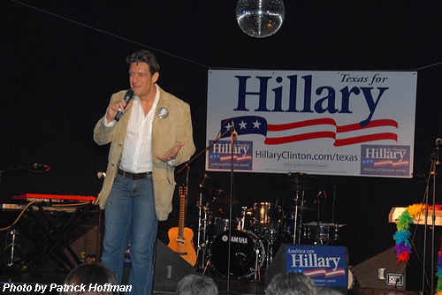 Robert Gant -Hillary Clinton Rally 2008"